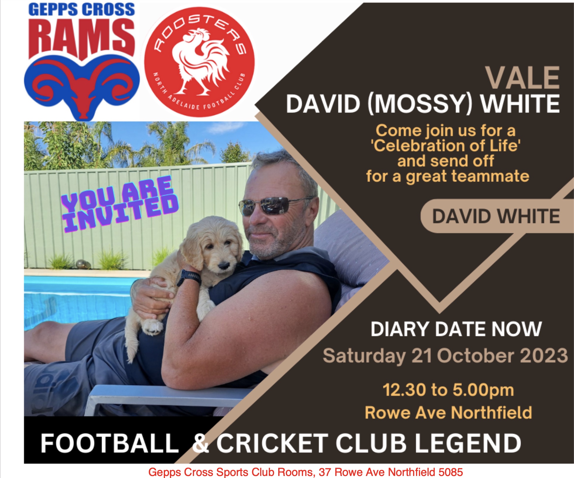 Notice to Members – Invitation to the Celebration of Life of David ...